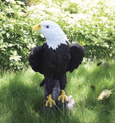 Enchanted Garden™ 23-1/2" Resin Eagle Garden Statue at Menards®