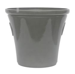 Master Garden™ 19-3/4" Plastic Green Glazed Planter at Menards®