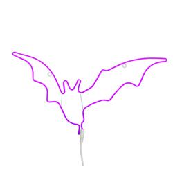 Pumpkin Hollow™ 25-1/2" Bat Neon Rope Sign at Menards®