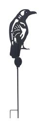Pumpkin Hollow™ 35-3/4" LED Solar Raven Yard Stake at Menards®