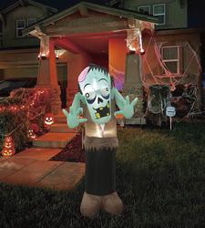 Pumpkin Hollow™ 6' LED Zombie Halloween Inflatable at Menards®