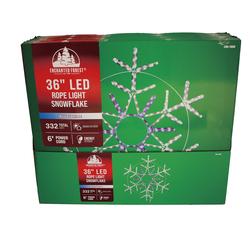 Enchanted Forest® 3' Blue & White LED Snowflake at Menards®