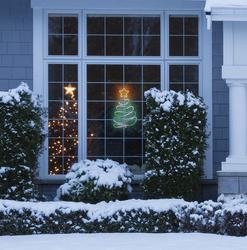 Enchanted Forest® 28" Christmas Tree Neon Light at Menards®