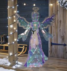 Enchanted Forest® 4'11" LED Iridescent Angel at Menards®