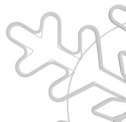 Enchanted Forest® 3' LED Neon Rope Light Snowflake - Assorted Colors at ...