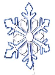 Enchanted Forest® 3' LED Neon Rope Light Snowflake - Assorted Colors at ...