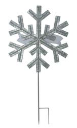 Enchanted Forest® 29-1/2" Metal "Let it Snow" Snowflake Yard Stake at ...