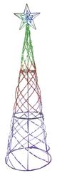 Enchanted Forest® 5' Smart LED Lighted RGB Outdoor Christmas Cone Tree ...