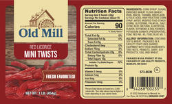 Old Mill™ Red Licorice Mini Twists - 16 oz at Menards®