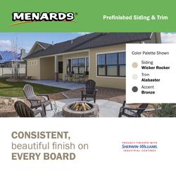 Sherwin-Williams Premium Prefinished Smoky Sable 5/8 x 4 x 8' Grooved ...