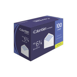 Columbian® White Envelope with Glue Seal - 100 count at Menards®