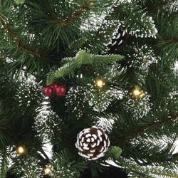 Enchanted Forest® 4' Prelit Benson Pine Potted Artificial Christmas ...