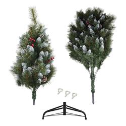 Enchanted Forest® 5' Prelit Cascade Mixed Needle Artificial Christmas ...