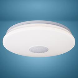 Patriot Lighting® Clef White Integrated LED Bluetooth® Speaker Flush ...