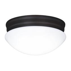 Patriot Lighting® Brady II Bronze Integrated LED Flush Mount Ceiling ...