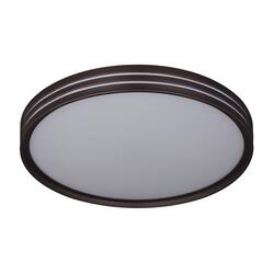 Patriot Lighting® Ronald Bronze Integrated LED Flush Mount Ceiling ...