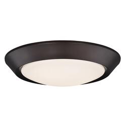 Patriot Lighting® Fulton Bronze Integrated LED Flush Mount Ceiling ...