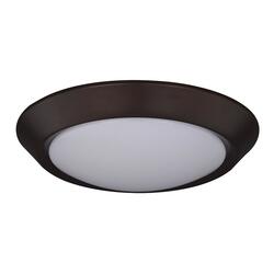 Patriot Lighting® Fulton Bronze Integrated LED Flush Mount Ceiling ...