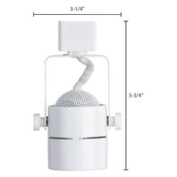 Quantus™ Pinhole 1-Light White Track Lighting Head at Menards®