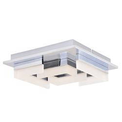 Patriot Lighting® Leisa Chrome Integrated LED Flush Mount Ceiling Light ...