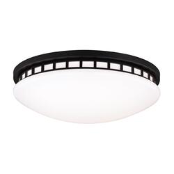 Patriot Lighting® Julius Black Integrated LED Flush Mount Ceiling Light ...