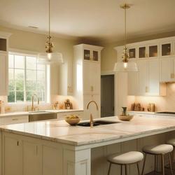 Patriot Lighting® Golding Gold 1-Light Indoor Pendant at Menards®