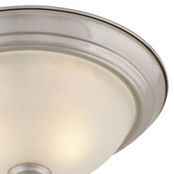 Valen 13"W Satin Nickel 2-Light Flush Mount Ceiling Light - 2 Pack at ...