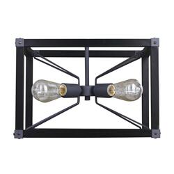 Patriot Lighting® Grayson Matte Black & Matte Gray 4-Light Pendant at ...