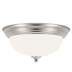 Patriot Lighting® Benny Satin Nickel LED Flush Mount Ceiling Light at ...