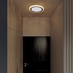 Patriot Lighting® Nia Black LED Flush Mount Ceiling Light at Menards®
