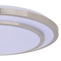 Patriot Lighting® Helos Brushed Nickel LED Flush Mount Ceiling Light at ...