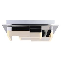 Patriot Lighting® Leisa Chrome Integrated LED Flush Mount Ceiling Light ...