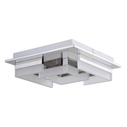 Patriot Lighting® Leisa Chrome Integrated LED Flush Mount Ceiling Light ...