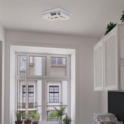 Patriot Lighting® Leisa Chrome Integrated LED Flush Mount Ceiling Light ...