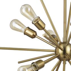 Patriot Lighting® Oscar 12-Light Natural Brass Chandelier at Menards®