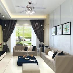 Patriot Lighting® Minerva II 44" Brushed Nickel Indoor 4-Light Ceiling ...