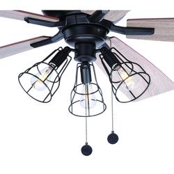 Patriot Lighting™ Manchester II 52" Bronze Indoor LED Ceiling Fan at ...