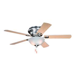 Patriot Lighting® Camden II 42" Satin Nickel Indoor 2-Light Ceiling Fan ...