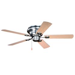 Patriot Lighting® Camden II 42" Satin Nickel Indoor 2-Light Ceiling Fan ...