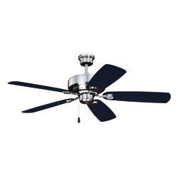 Patriot Lighting™ Tempo II 52" Satin Nickel Indoor LED Ceiling Fan at ...