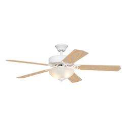 Patriot Lighting® Apollo II 52" White Indoor LED Ceiling Fan at Menards®
