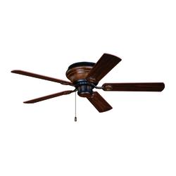 Patriot Lighting® Camden II 42" Aged Walnut Indoor 2-Light Ceiling Fan ...