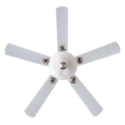 Patriot Lighting® Camden II 42" Satin Nickel Indoor 2-Light Ceiling Fan ...