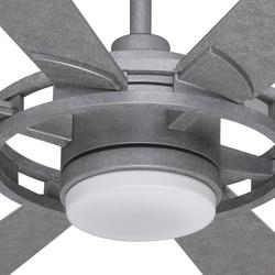 Patriot Lighting® Holland 68" Painted Galvanized Indoor/Outdoor LED ...