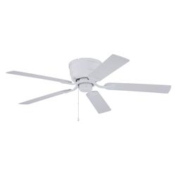 Patriot Lighting® Quick Install Dublin 52" Matte White Indoor 3-Light ...