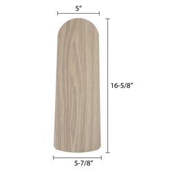 Patriot Lighting® 42" Light Oak/White Ceiling Fan Replacement Blades ...