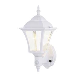 Patriot Lighting® Jaymes White LED Motion Sensor Outdoor Wall Light at ...