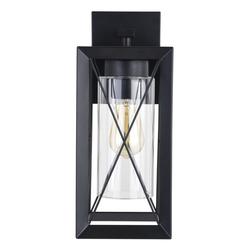 Patriot Lighting® Carah Matte Black Outdoor Wall Light at Menards®