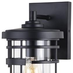 Patriot Lighting® Darnelle Matte Black Outdoor Wall Light at Menards®