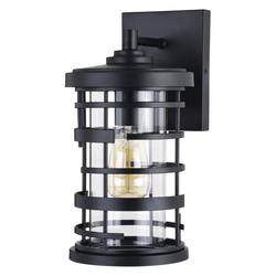 Patriot Lighting® Darnelle Matte Black Outdoor Wall Light at Menards®